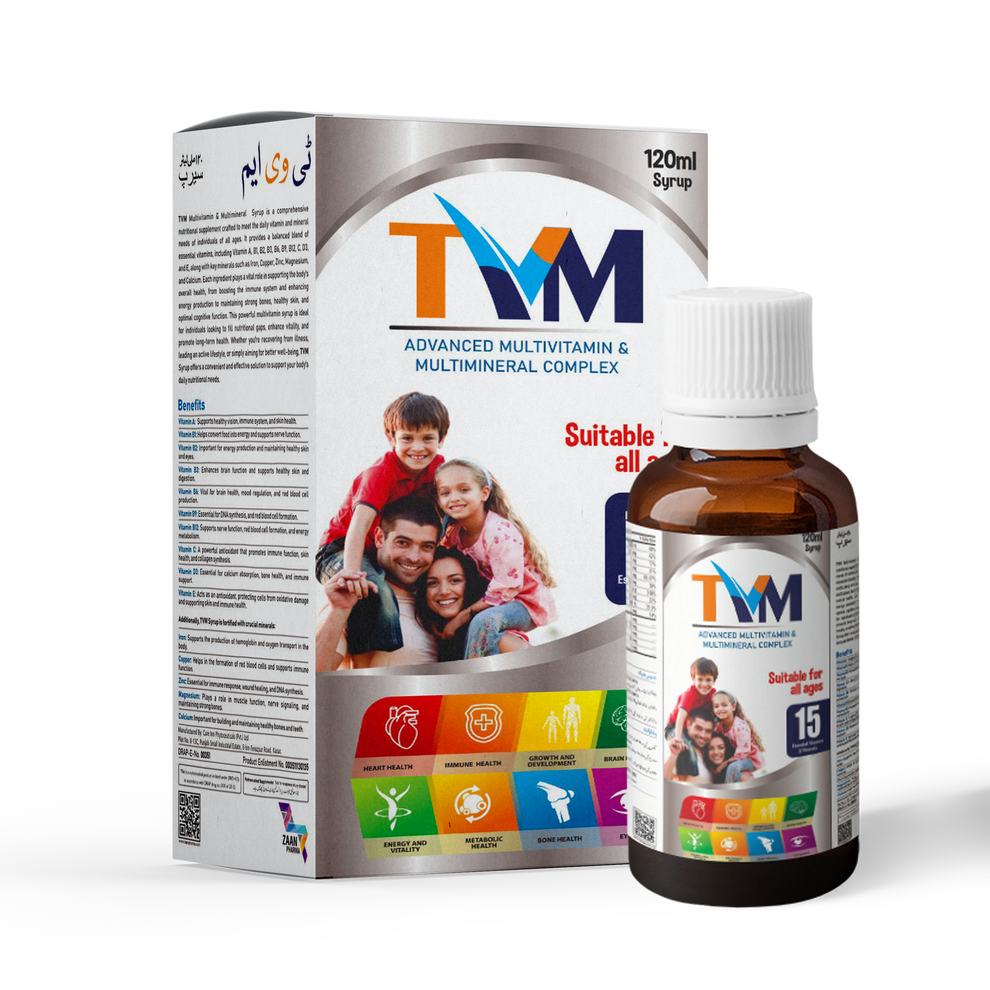 TVM - Multivitamin and Multimineral Syrup – ZAAN PHARMA